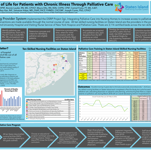 Palliative Care | Patients with Chronic Illness | 2019 Seminar Poster ...